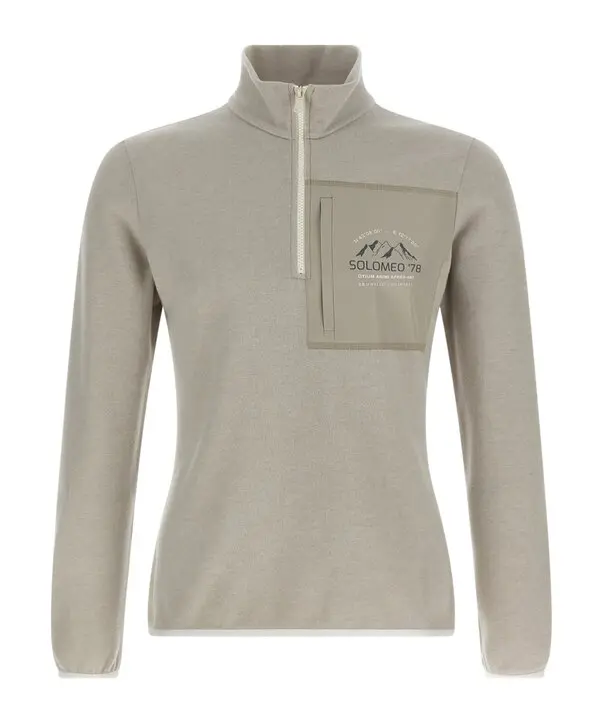 Brunello Cucinelli Half-zip Sweater - Nude