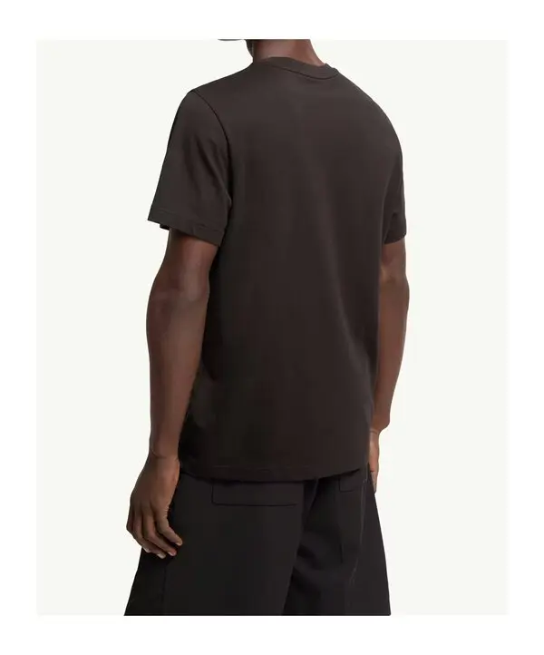 Moncler Double Leather Logo Cotton T-shirt