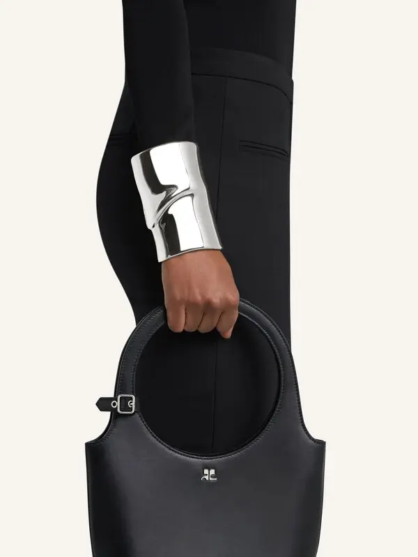 COURREGES Courrèges Melting Effect Wide-band Cuff Bracelet