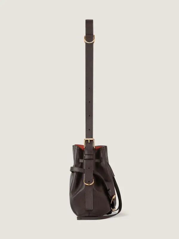 Givenchy Small Voyou Bucket Bag In Shiny Leather
