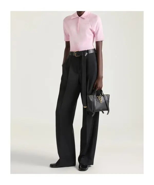 Givenchy Polo In Cotton And Silk