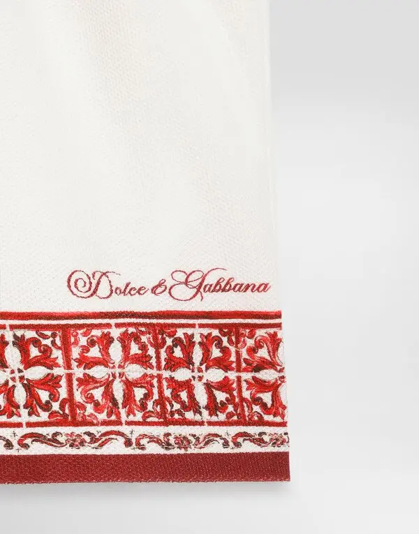 Dolce & Gabbana Majolica-print Double Piqué Bermuda Shorts