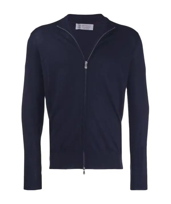 Brunello Cucinelli Zip-up Long-sleeved Cardigan