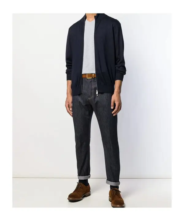 Brunello Cucinelli Zip-up Long-sleeved Cardigan