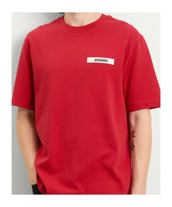 Jacquemus Logo Patch Crewneck T-shirt