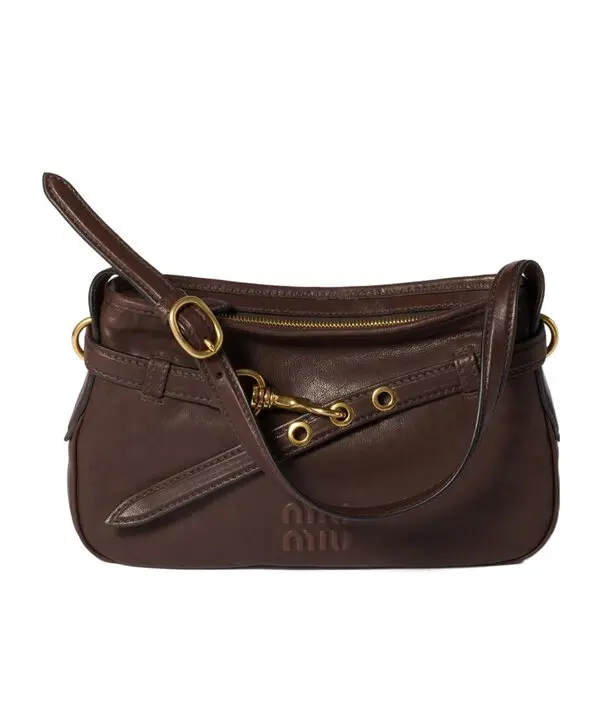 Miu Miu Aventure Nappa Leather Bag