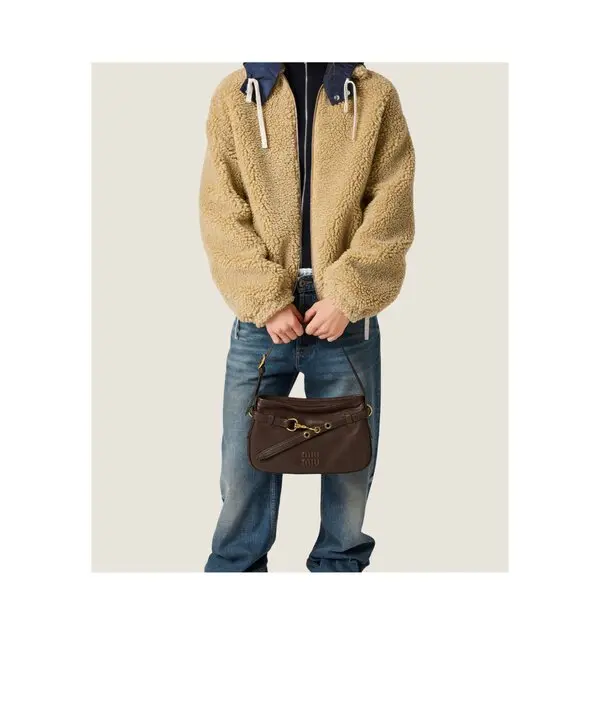 Miu Miu Aventure Nappa Leather Bag
