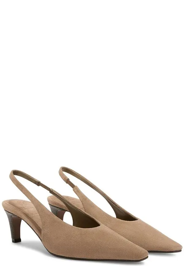 Brunello Cucinelli Slingback Heeled Pumps
