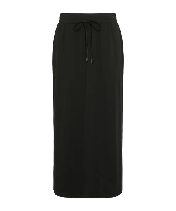 Max Mara Perle Jersey Knitted Skirt - Black