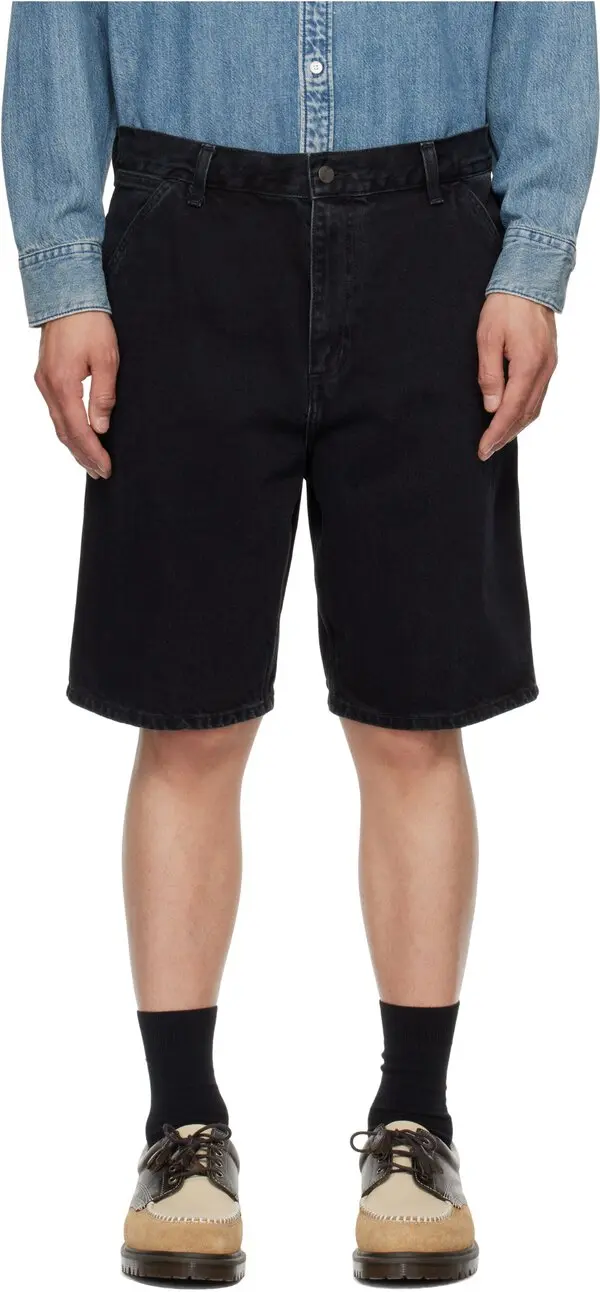 Carhartt Work In Progress Single Knee Denim Shorts