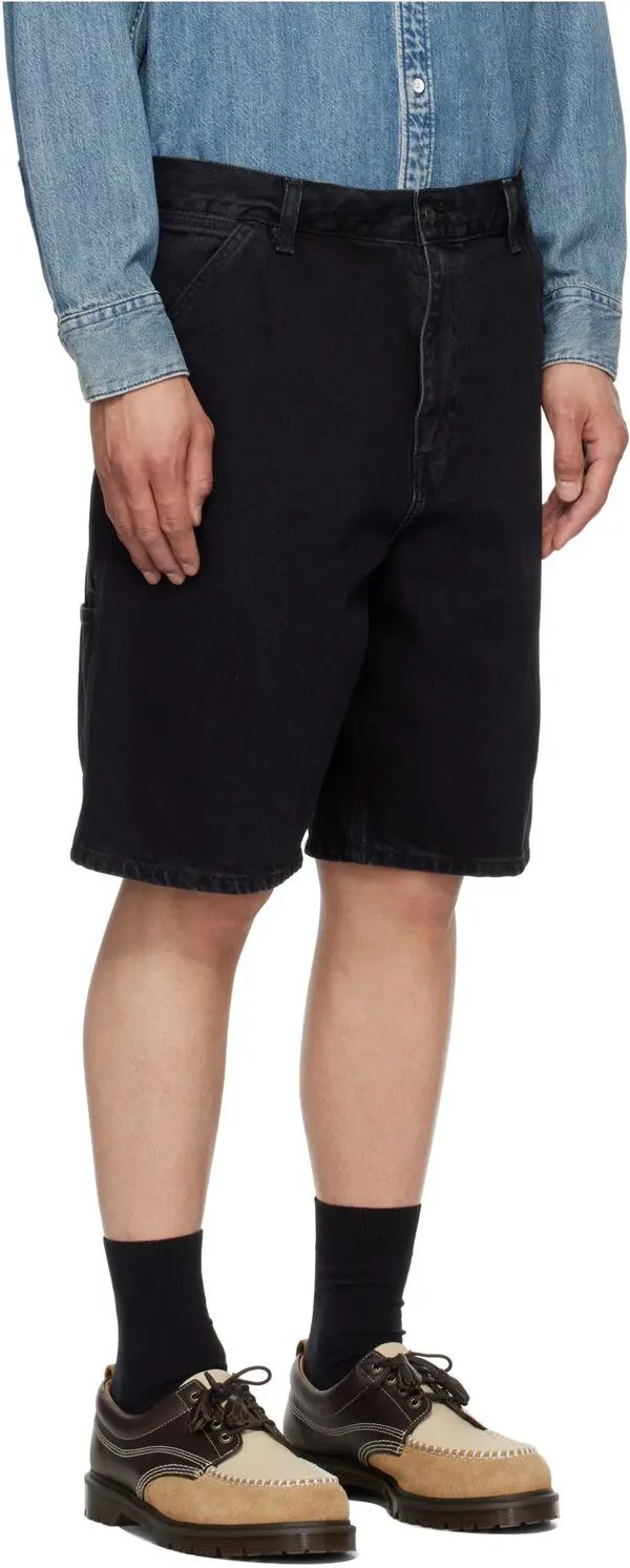 Carhartt Work In Progress Single Knee Denim Shorts