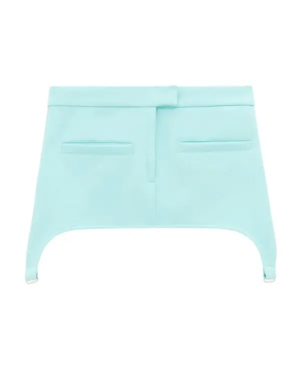 COURREGES Middle Waist Skirt - Blue