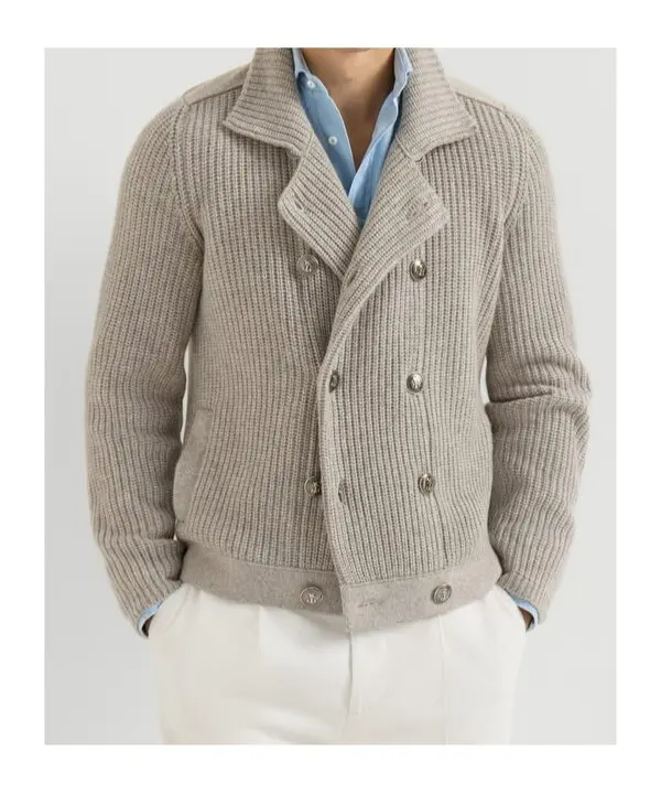 Brunello Cucinelli Mariner Cardigan - Light Brown