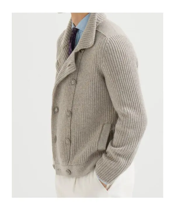 Brunello Cucinelli Mariner Cardigan - Light Brown