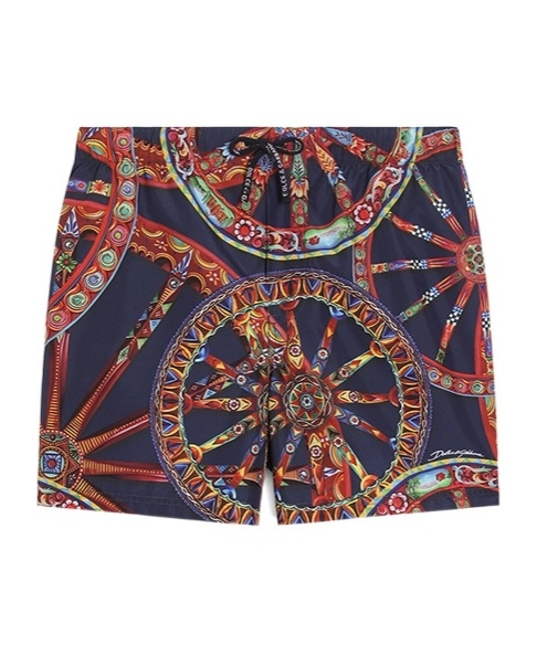 Dolce & Gabbana Drawstring Swim Trunks