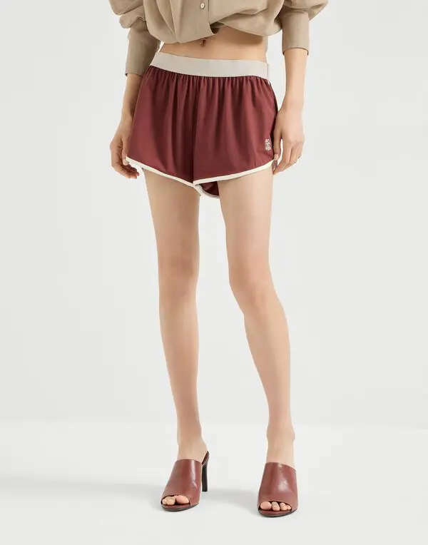 Brunello Cucinelli Logo Shorts