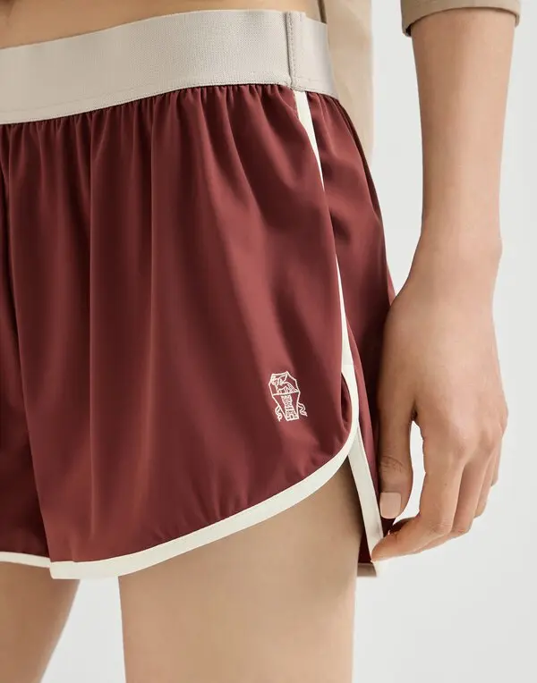 Brunello Cucinelli Logo Shorts