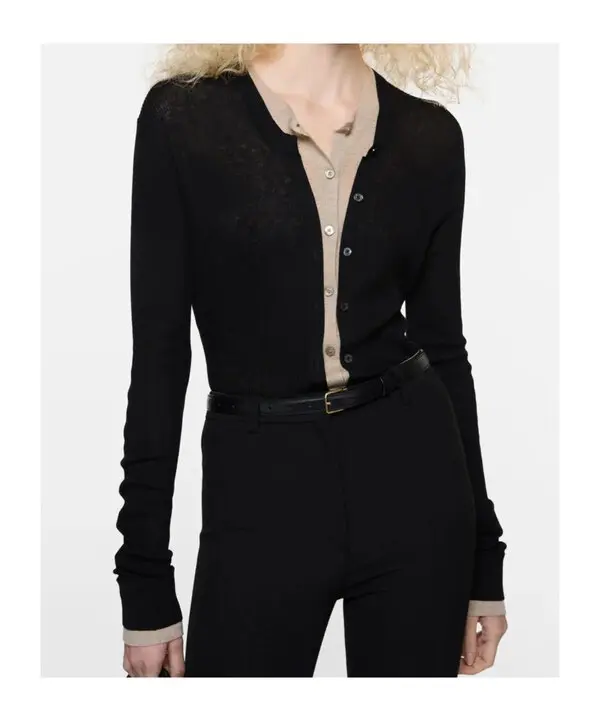 Acne Studios Layered-effect Button-up Cardigan