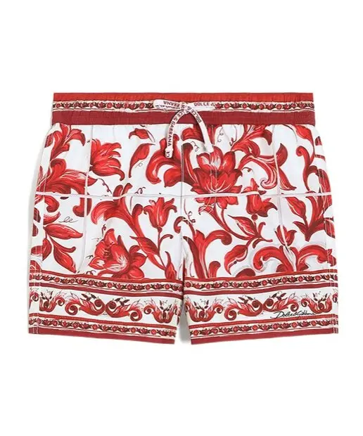 Dolce & Gabbana Drawstring Swim Trunks