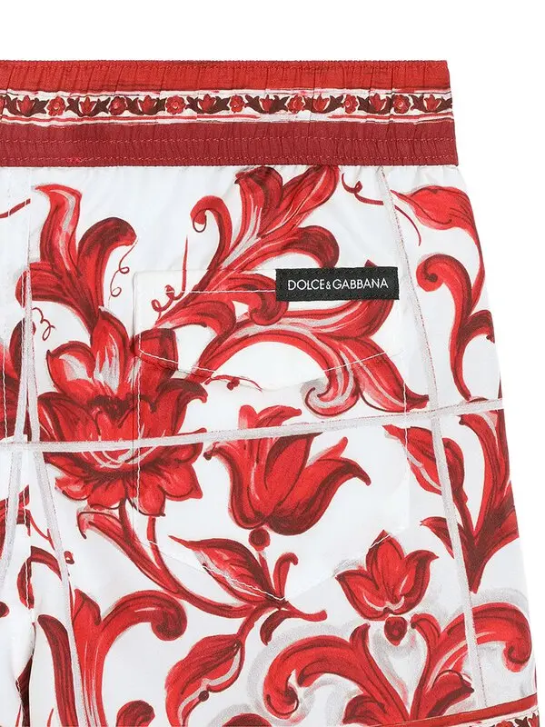 Dolce & Gabbana Drawstring Swim Trunks