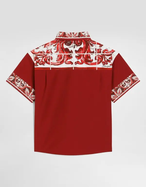 Dolce & Gabbana Majolica-print Poplin Shirt