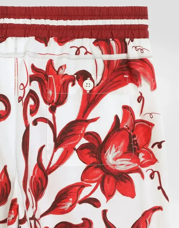 Dolce & Gabbana Majolica-print Poplin Bermuda Shorts