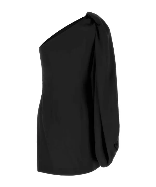 Stella McCartney One-shoulder Draped Mini Dress