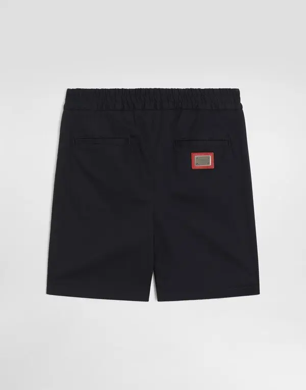 Dolce & Gabbana Cotton-gabardine Bermuda Shorts