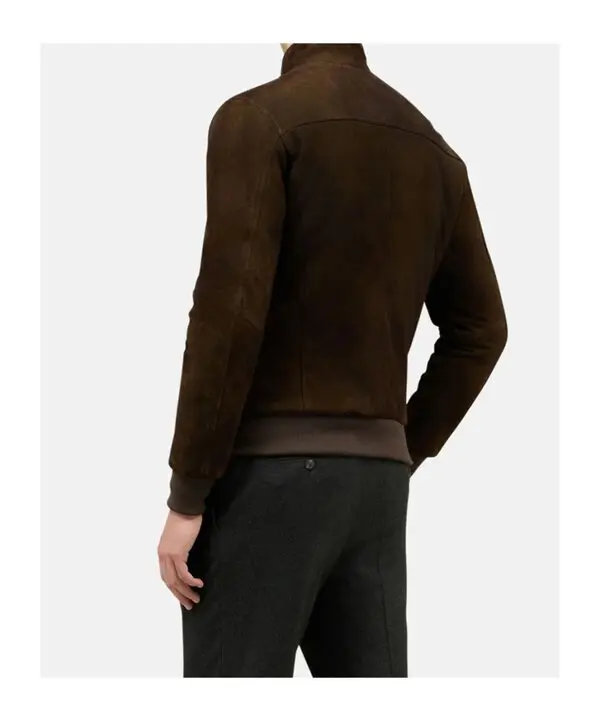 Boglioli Zip-fastening Suede Bomber Jacket
