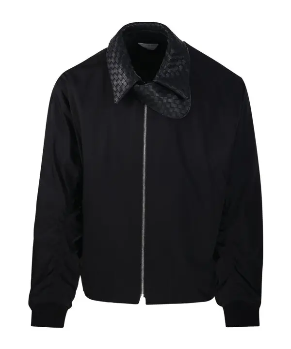 Bottega Veneta Long Sleeve Casual Jacket - Black