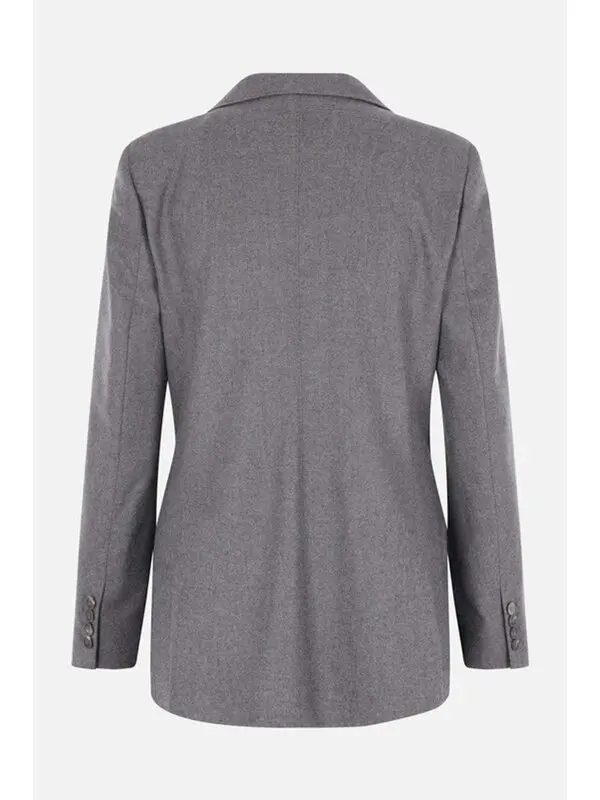Max Mara Long-sleeved Tailored Blazer With Patch Pockets