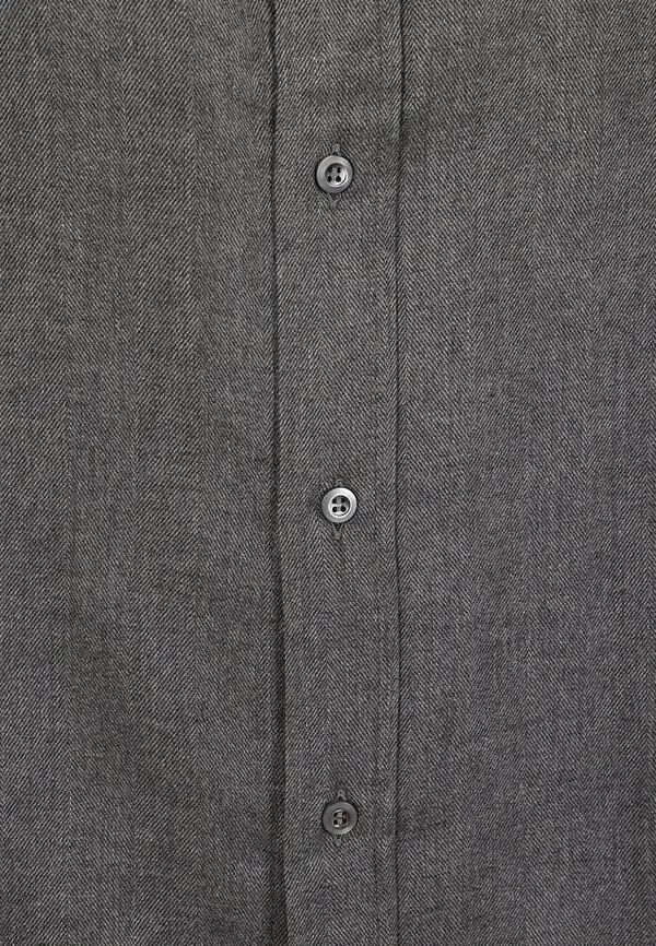Brunello Cucinelli Herringbone-weave Long-sleeve Shirt - Grey