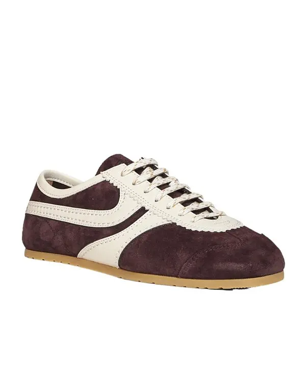Dries Van Noten Suede Panel Low-top Sneakers