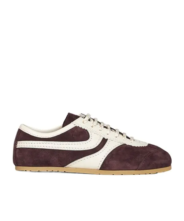 Dries Van Noten Suede Panel Low-top Sneakers