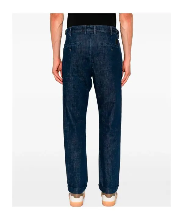 Jacob Cohen Pleated Straight-leg Jeans