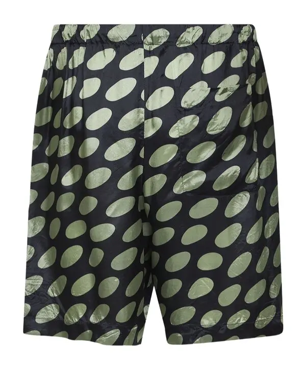Dries Van Noten Patterned Drawstring Shorts