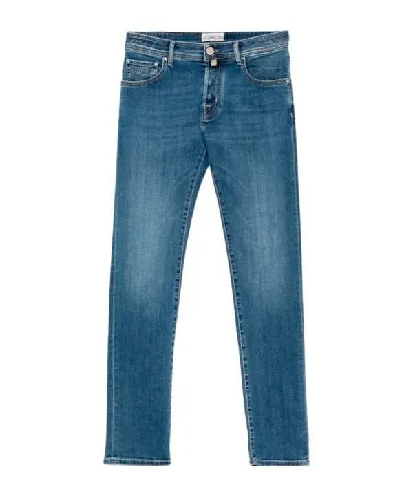 Jacob Cohen Logo-patch Slim-fit Jeans
