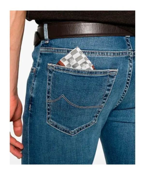 Jacob Cohen Logo-patch Slim-fit Jeans