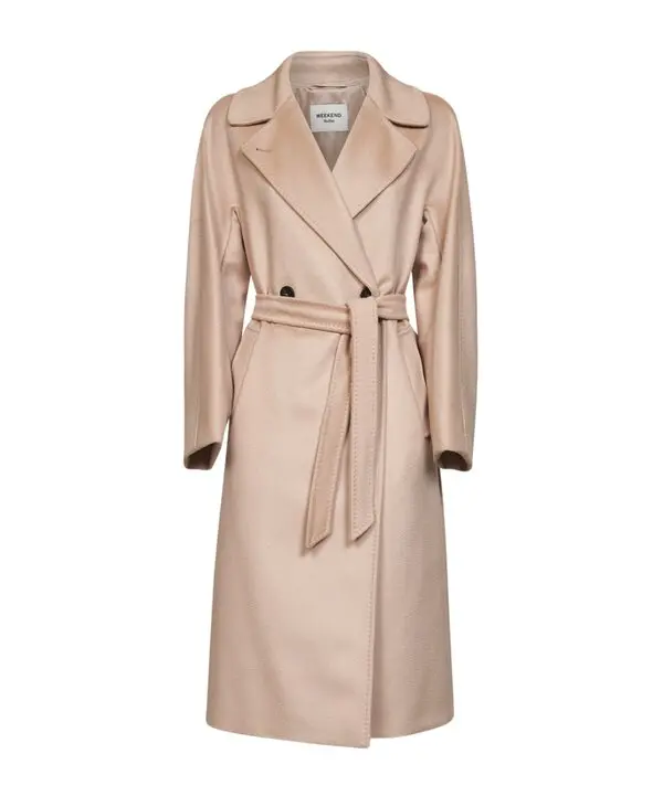 Max Mara Belted Double-breasted Coat