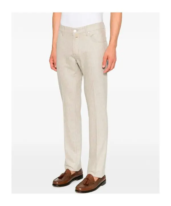 Jacob Cohen Straight-leg Wool Trousers