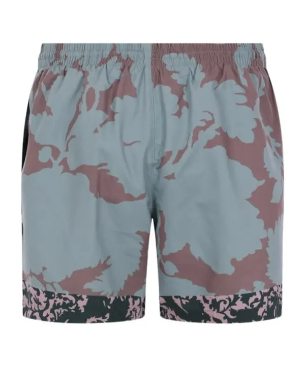 Dries Van Noten Drawstring Swim Trunks With Graphic Print