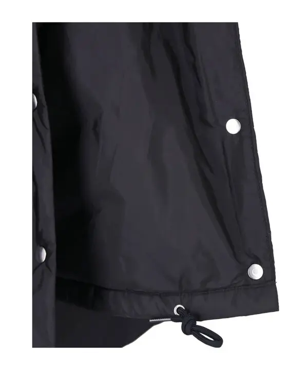 Prada Hooded Jacket With Button Detail