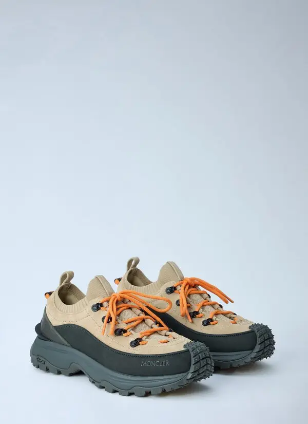 Moncler Trailgrip Lite3 Nubuck Suede Trainers