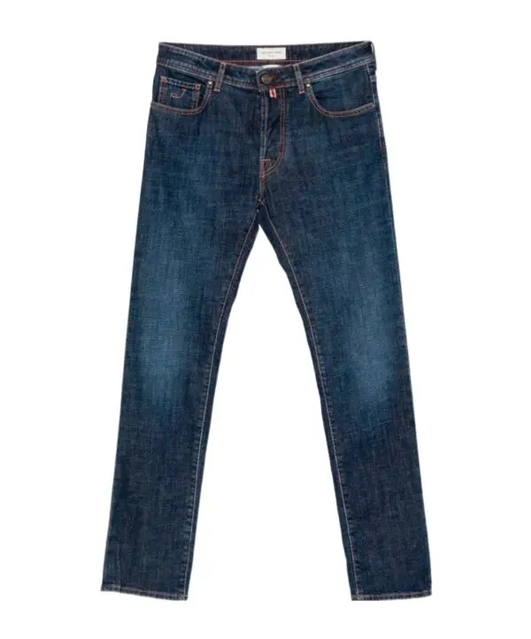 Jacob Cohen Logo-patch Straight-leg Jeans