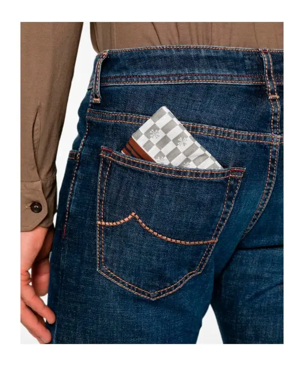 Jacob Cohen Logo-patch Straight-leg Jeans