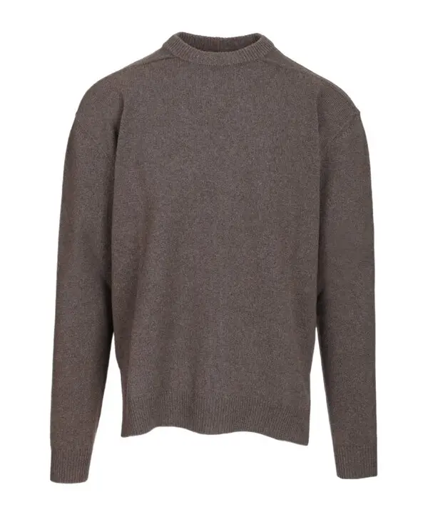 Rick Owens Crew Neck Long-sleeved Knitwear - Black