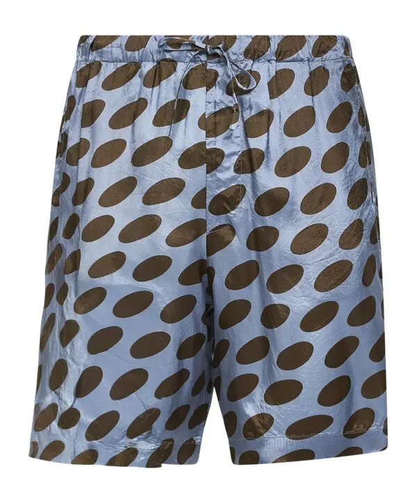 Dries Van Noten Patterned Drawstring Shorts