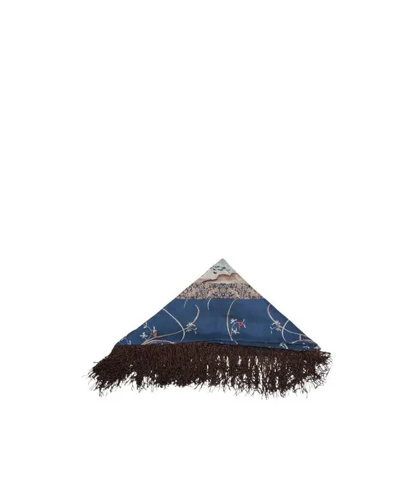PIERRE-LOUIS MASCIA Triangular Shawl - Turchese