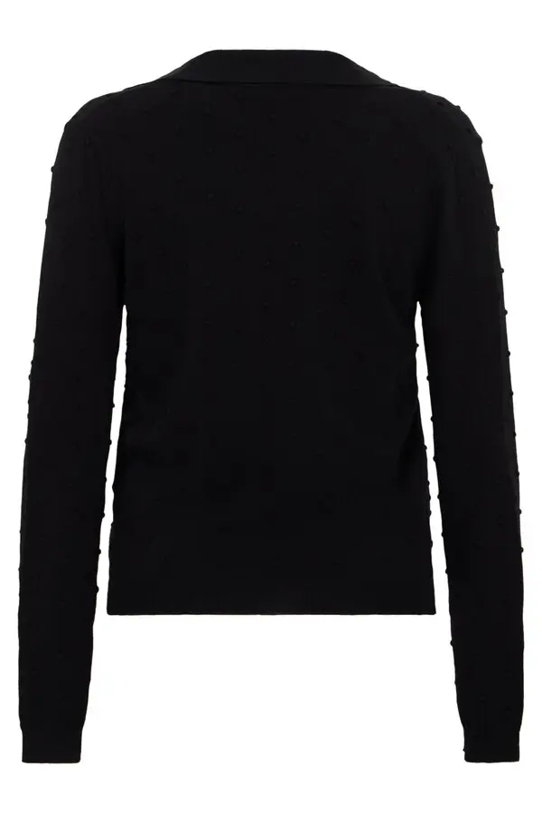 Max Mara Bobble-knit Polo Sweater