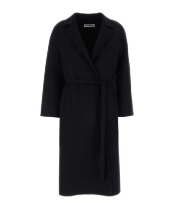 JIL SANDER Belted Wrap Coat